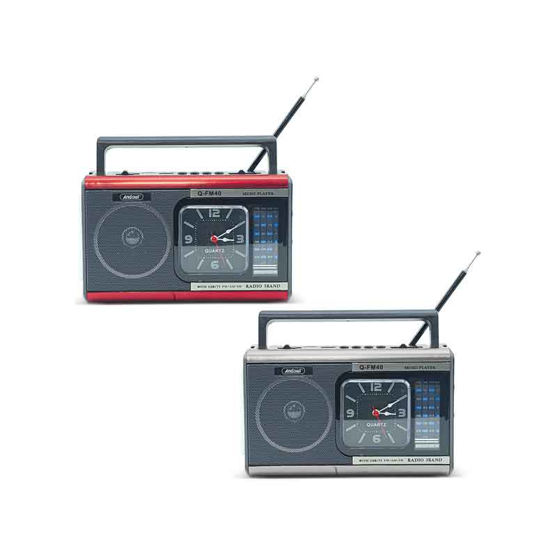 Andowl Φορητό Ραδιόφωνο Μπαταρίας με USB Q-FM40 - Radio – Ansin